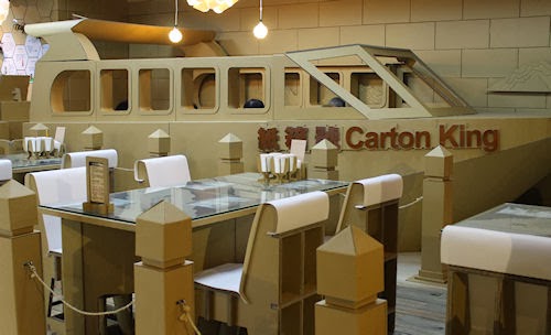 The Presurfer: A Restaurant Made Entirely Out Of Cardboard