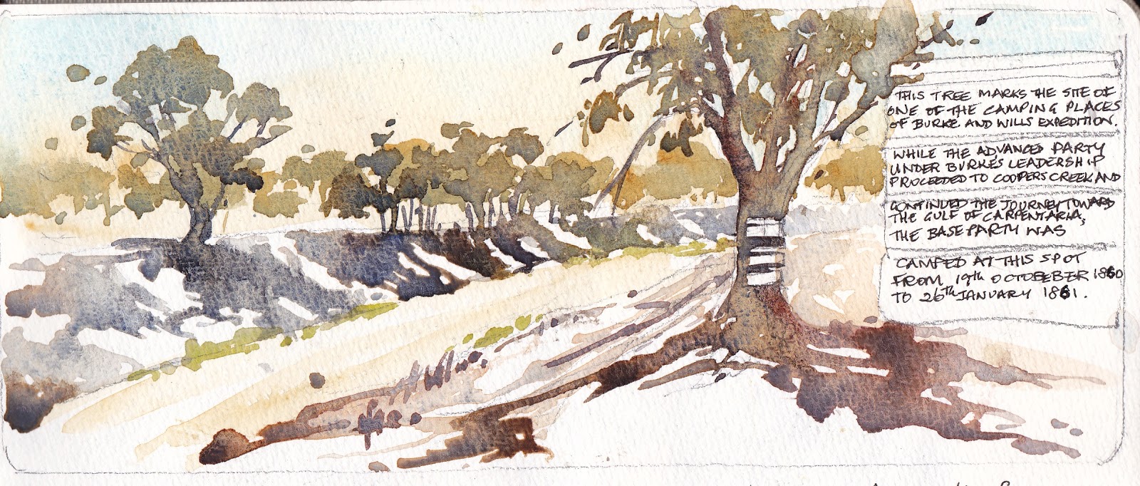 Urban Sketchers Australia: A City Slicker’s Visit to the Australian Outback