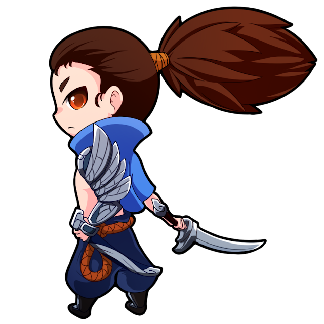 Hình ảnh tướng yasuo lol chibi dễ thương đẹp nhất