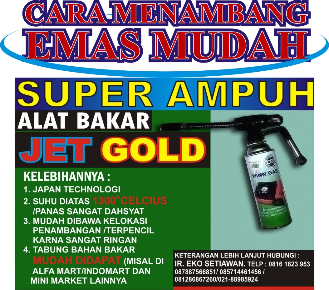 PENGOLAHAN LOGAM EMAS: KIMIA REBORN PENGENDAP EMAS