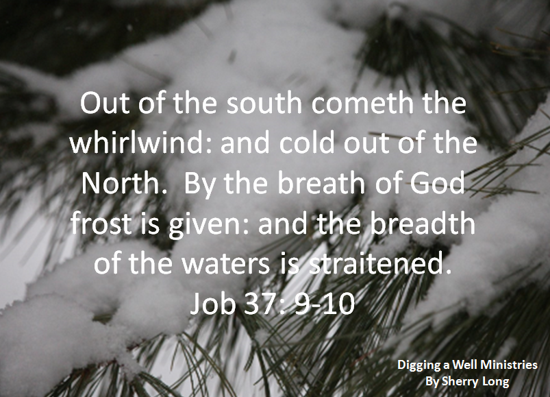Digging a Well Ministries: THE BREATH OF GOD FROST IS GIVEN