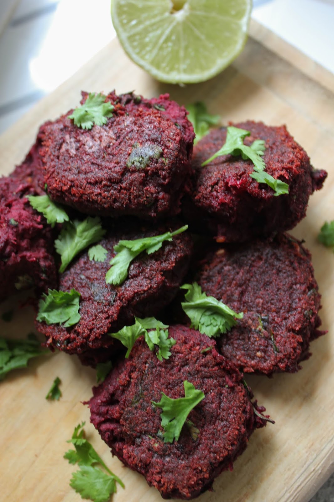 Black Bean and Beetroot Falafel
