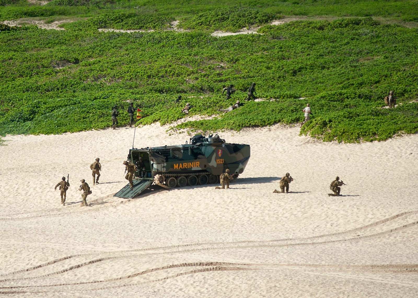 The Armed Forces of the World : Indonesia Marine Corps' mechanized ...