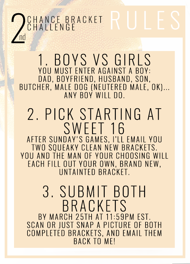 2nd Chance Bracket Challenge - Boys vs Girls | Venus Trapped in Mars ...