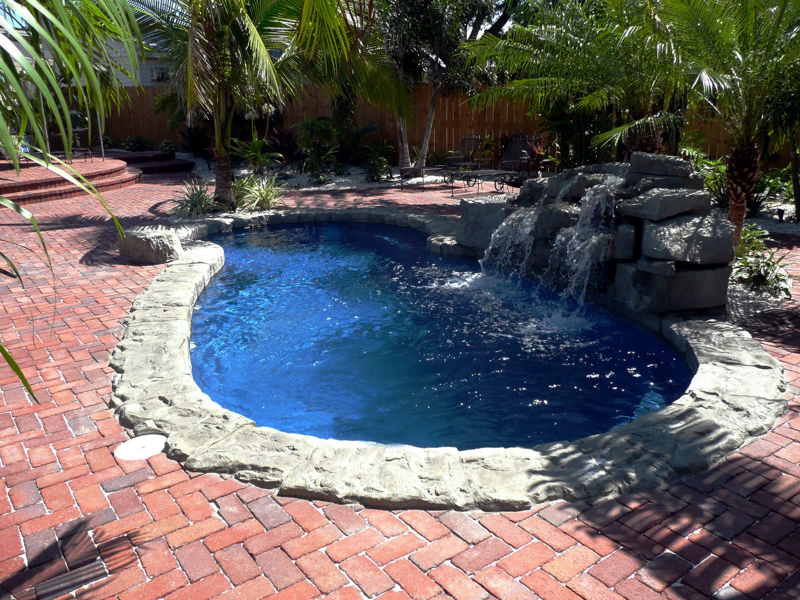 Fiberglass Pool Ideas 2016/2017: Landscaping A Fiberglass Pool