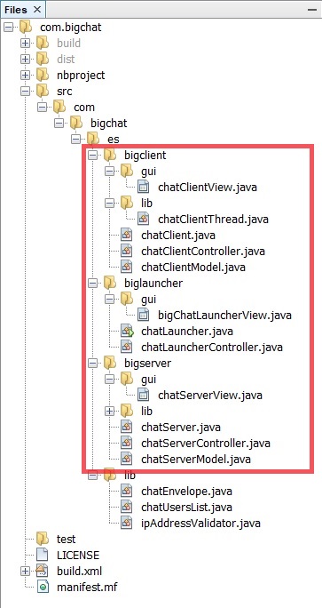 Chat multi-hilos cliente/servidor escrito en Java siguiendo el patrón ...