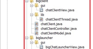 Chat multi-hilos cliente/servidor escrito en Java siguiendo el patrón ...