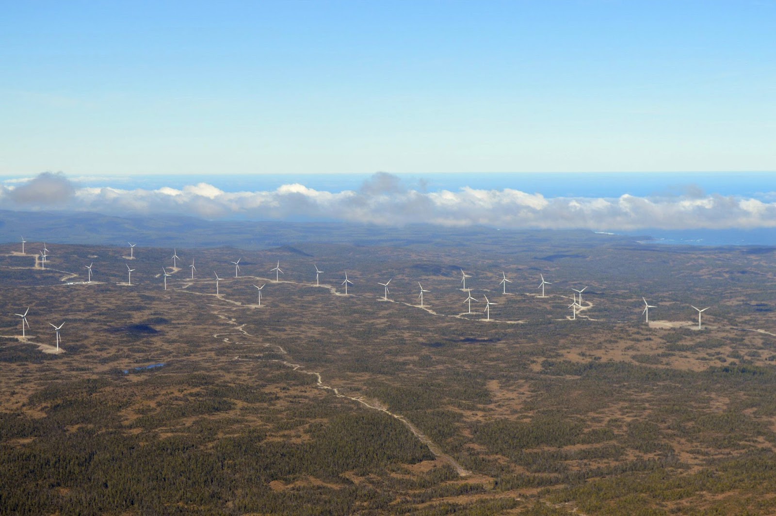 BC Oceanfront: Wind Farms on Vancouver Island