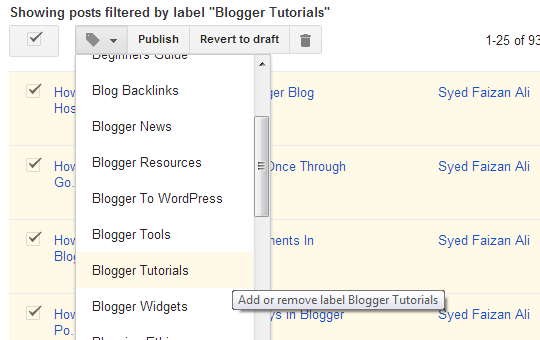 How To Properly Rename Labels in Blogger ~ My Blogger Lab