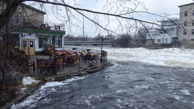 Cottage Country Reflections: Flooding in Almonte Hydro Dam 2014