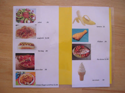 La-La's Home Daycare: Restaurant Menus | Pretend Play