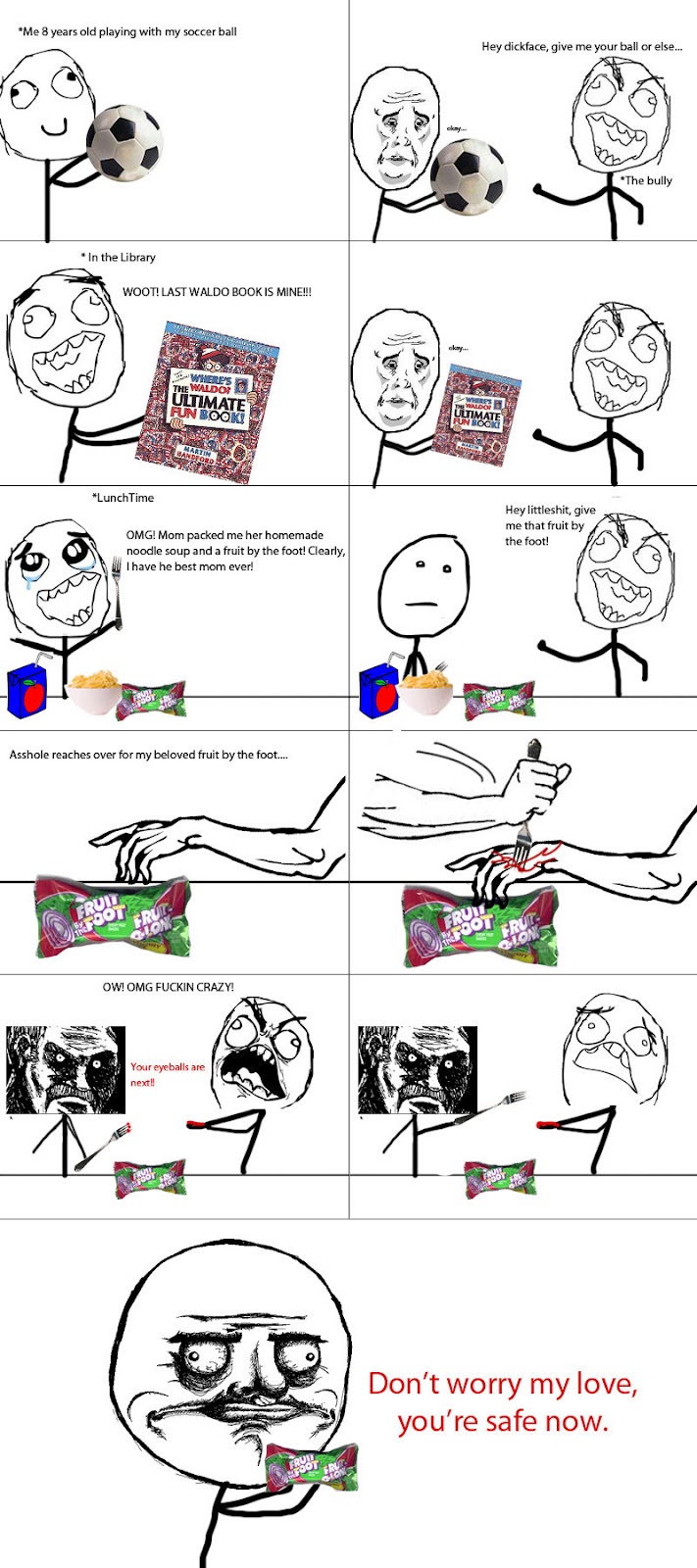 troll fun comics: Some things are worth fighting for(public school rage)