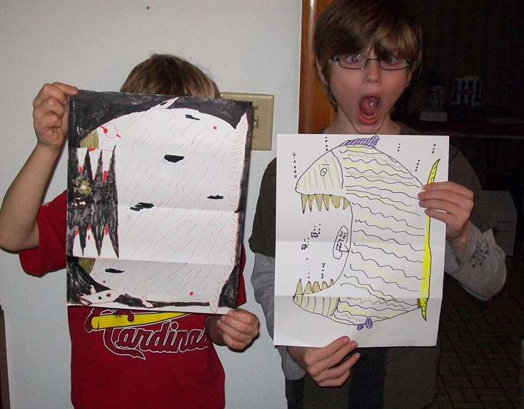 All Things Art: Funky fish art project