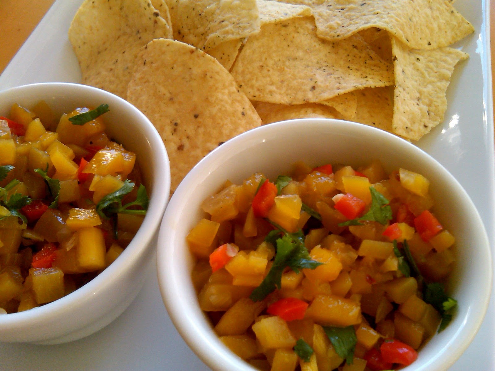 Autumn's Copper Pot: Mango Salsa!