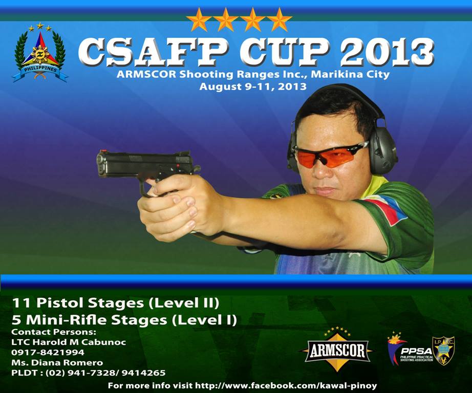 CSAFP Cup 2013 Advisory | Shooter's Lair