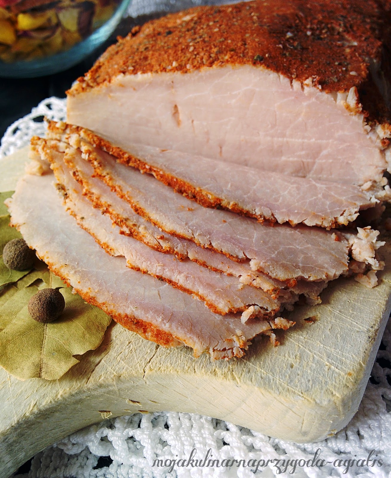 Moja kulinarna przygoda: Schab peklowany- parzony