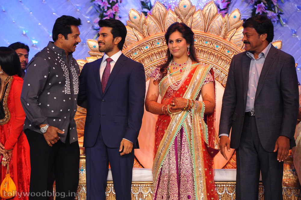 Ram Charan Wedding Reception Photos, Ram charan Upasana Marriage Reception