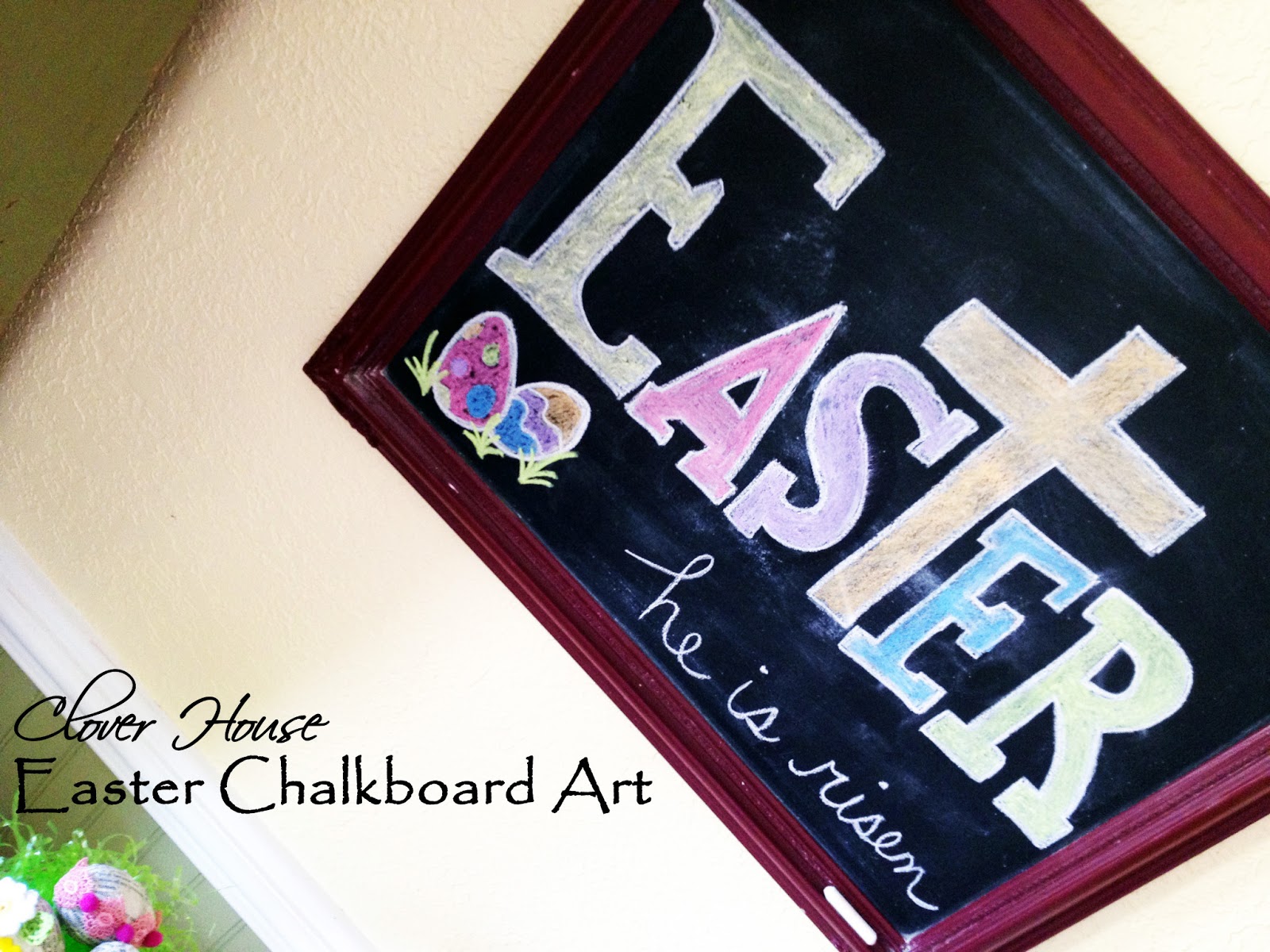 Clover House: Chalkboard Art for Easter