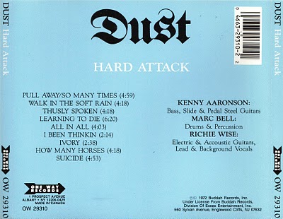 DUST - HARD ATTACK (1972) ~ ROCK: ÁLBUNS CLÁSSICOS