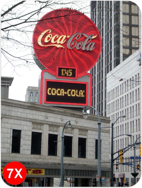My Coca-Cola® Journey: Coca-Cola Neon Sign Five Points Atlanta