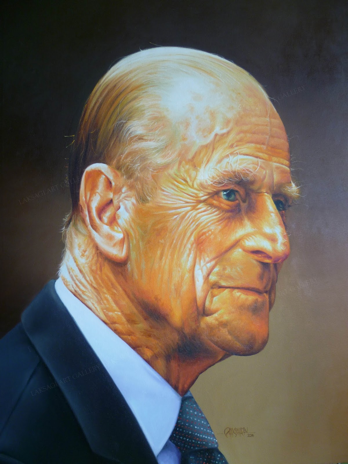 REALISTIC PAINTINGS: Prince Philip, Duke of Edinburgh