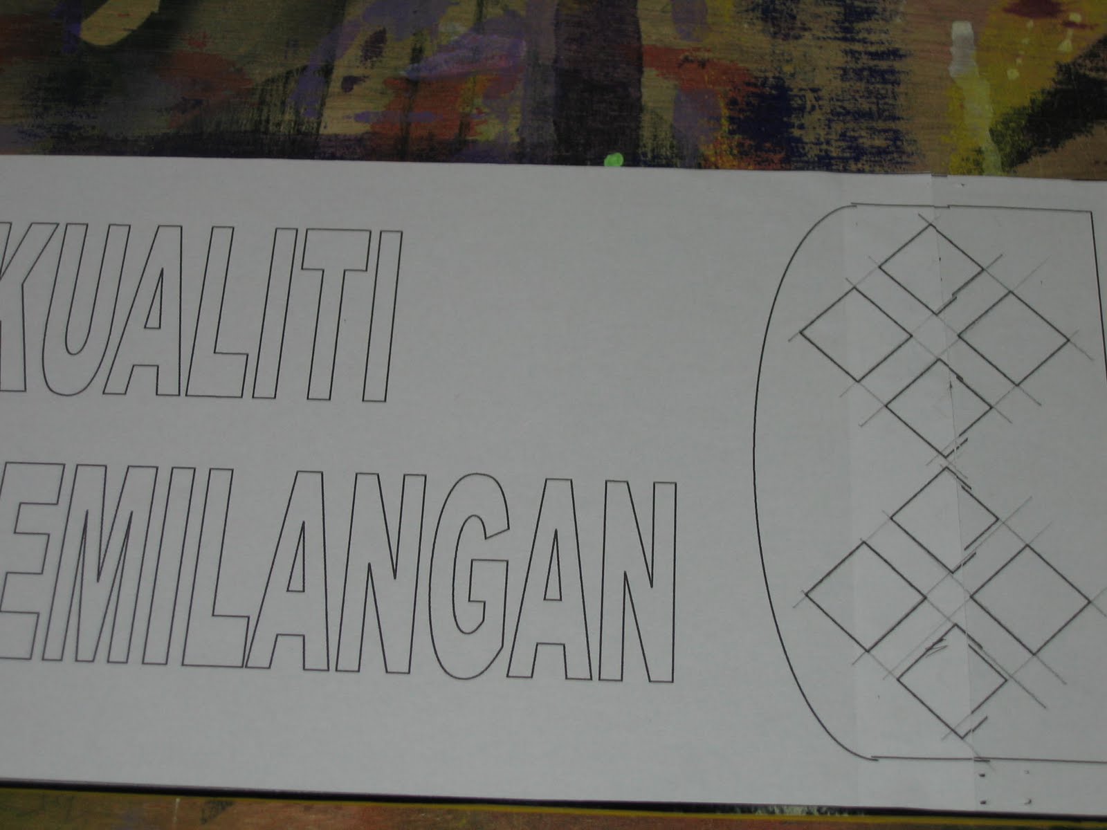 Seni Reka Tanda SMKSI: Vinil