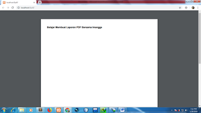 Cara Membuat Laporan PDF Dengan PHP - Imangga