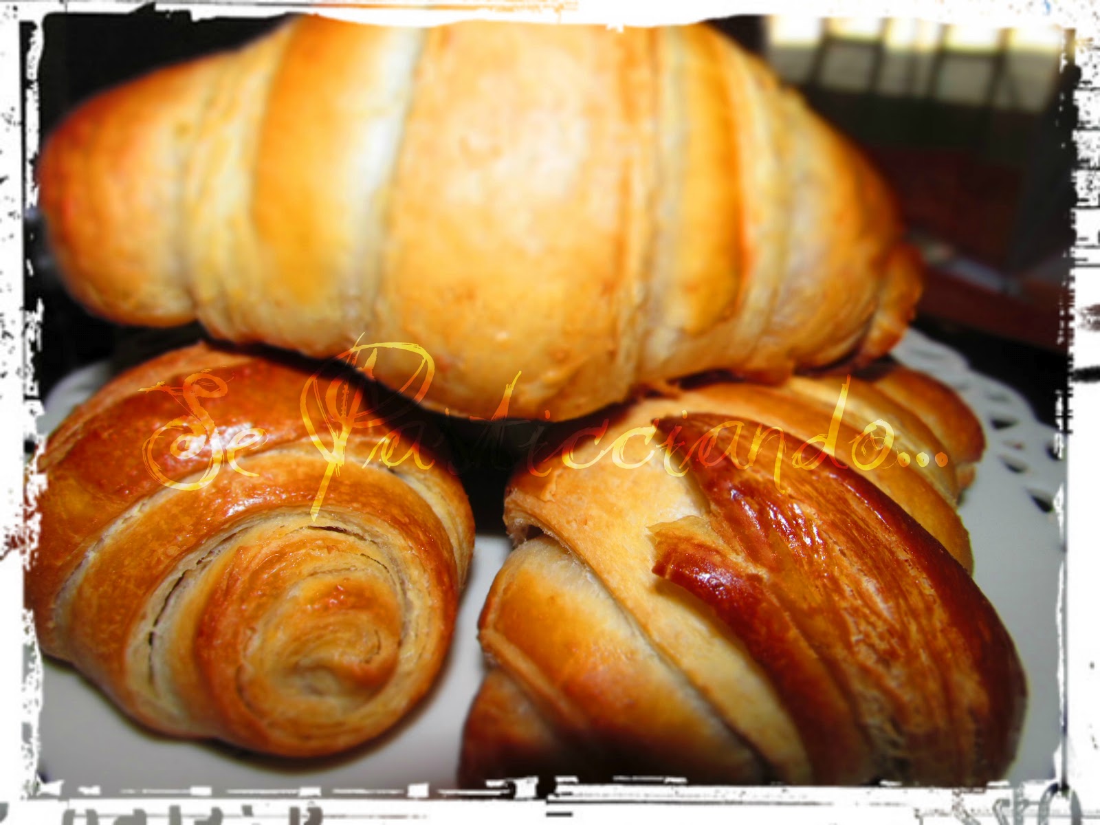 Se Pasticciando...: Croissant integrali