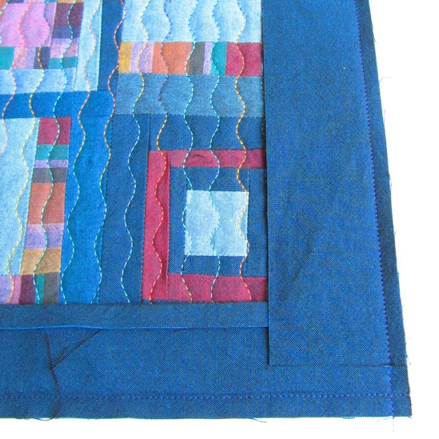 The Silly BooDilly: Tutorial: Super-Duper Easy Way to Face a Quilt (Or ...