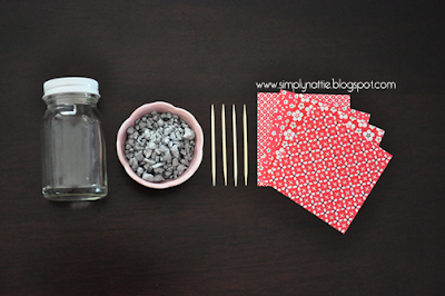 simplynattie: DIY - Origami heart in a bottle!