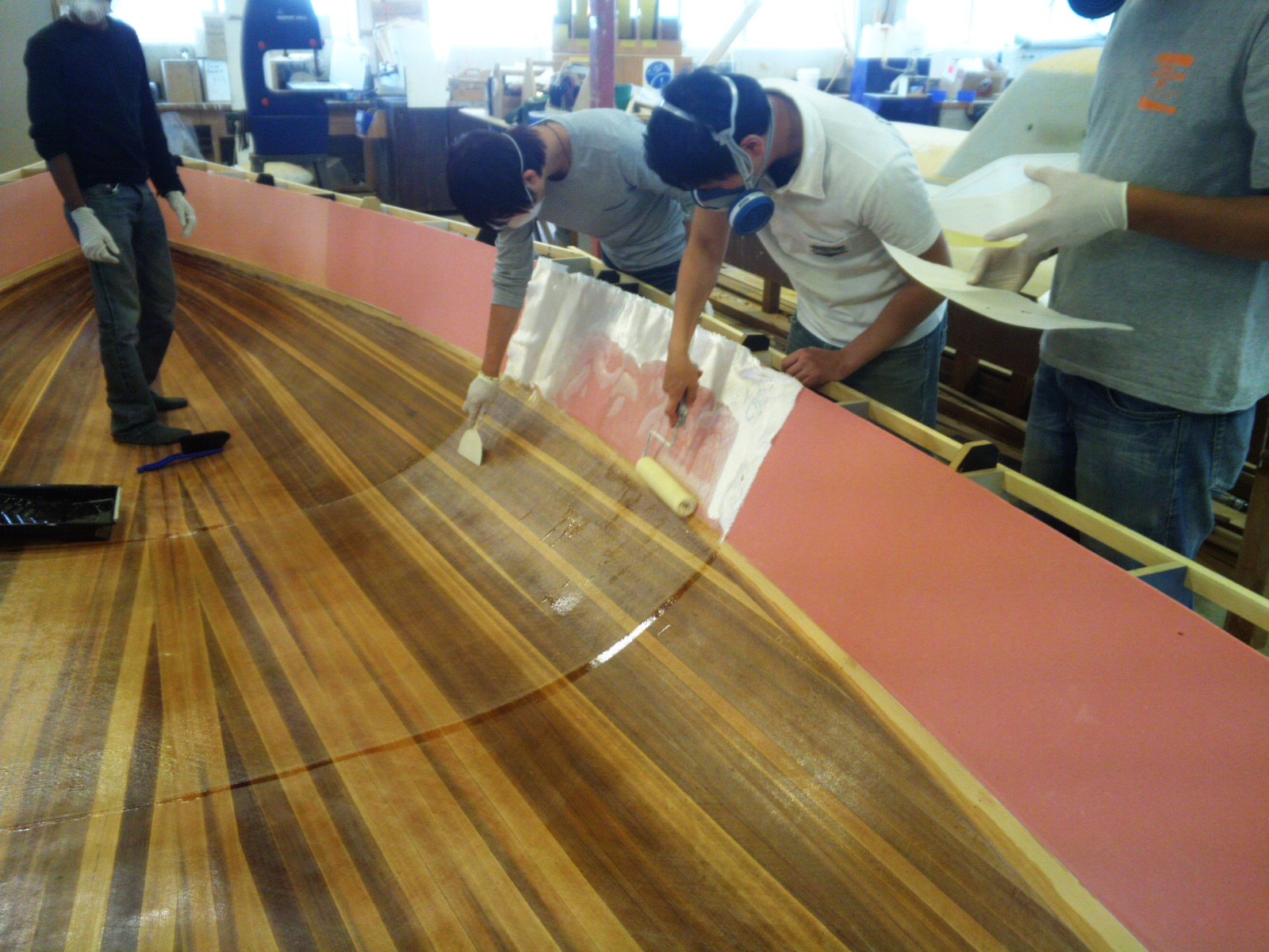 BenJames: Strip Planking and Hull construction