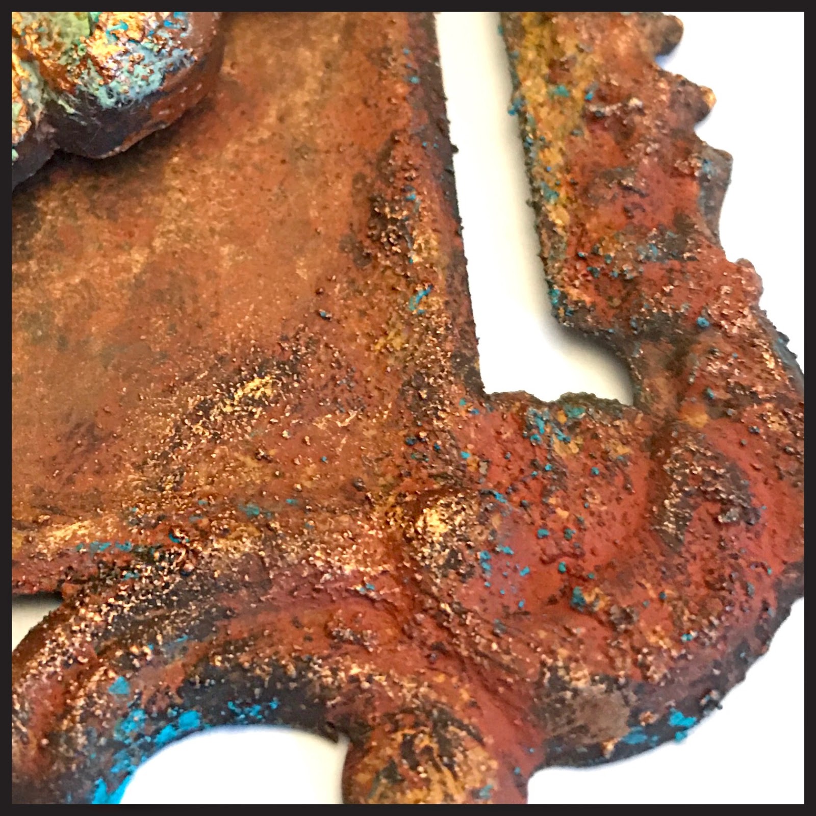 FRIENDS in ART: A Rust and Patina Paste Makeover
