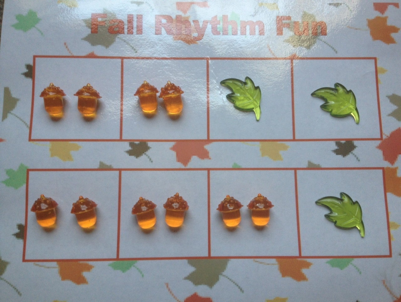 The Sweetest Melody: Fall/Halloween Rhythm Manipulatives