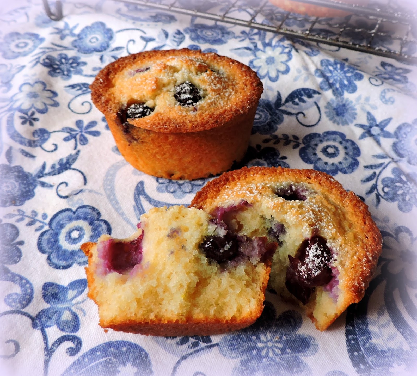 Blueberry, Lime & Coconut Friands | The English Kitchen