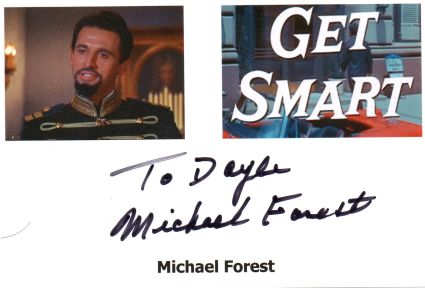Kiwiautogal's Autographs: Michael Forest