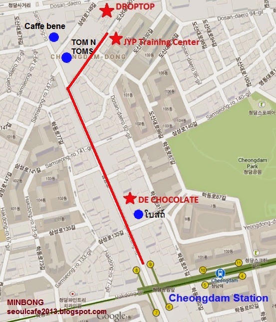 SEOUL CAFE eat...travel...coffee...and KOREA!: JYP Training Center