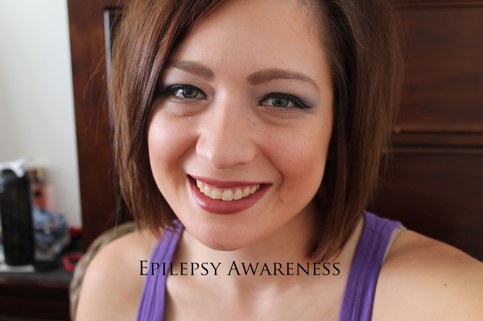 Epilepsy Awareness Makeup and Video - Monica Hayworth