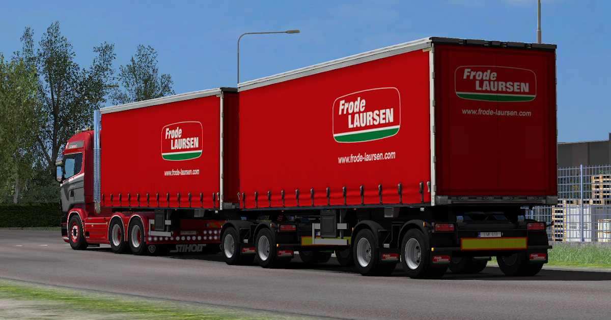 Profiliner B-double by Kast [1.32] - Euro Truck Simulator 2 Mod World