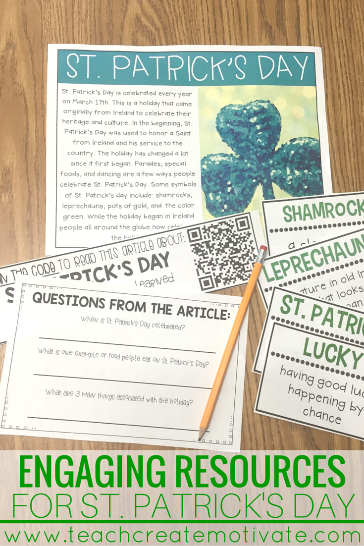March Classroom Ideas! (with freebies!) - Teach Create Motivate