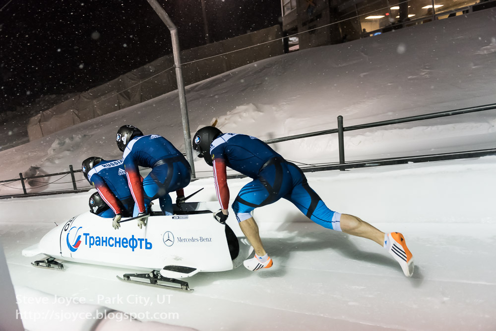 Steve Joyce's BLOG: Bobsledding at the Utah Olympic Park