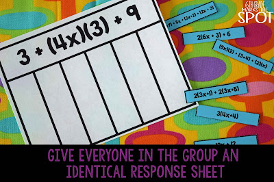 6th Grade Marks the Spot: Scavenger Egg Hunt: Equivalent Expressions