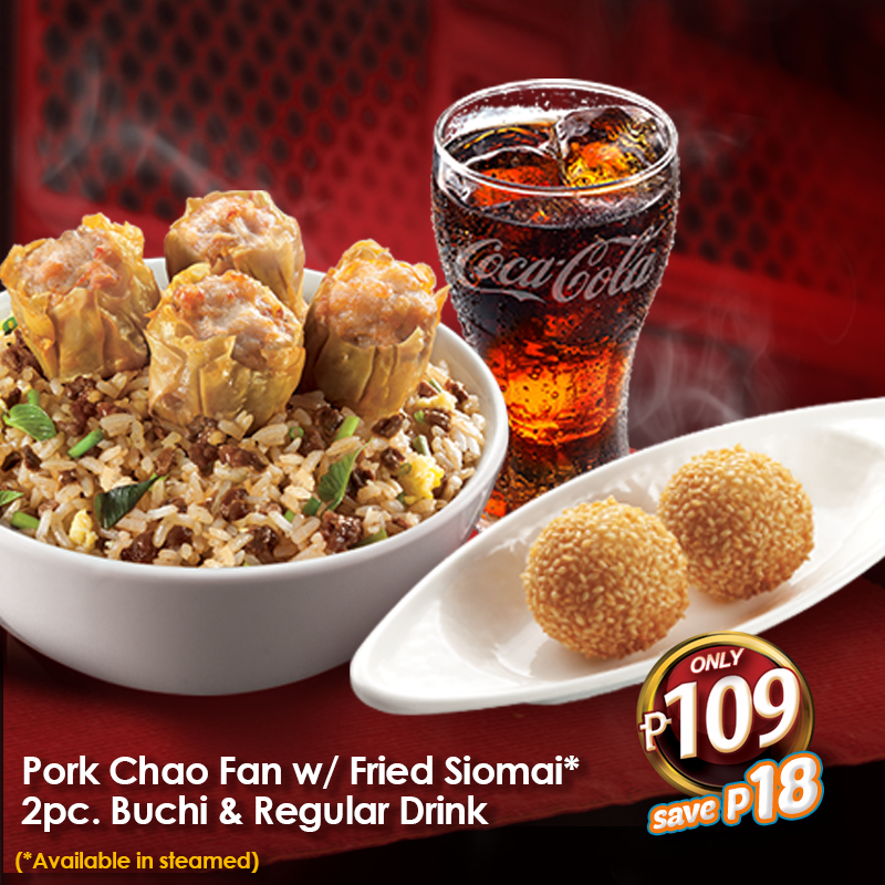 Manila Shopper: Chowking Pork Chao Fan Combo Meal Promo: til Nov 2017