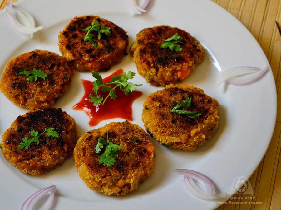 Pav Bhaaji Cutlets ~ Flavors N Colors