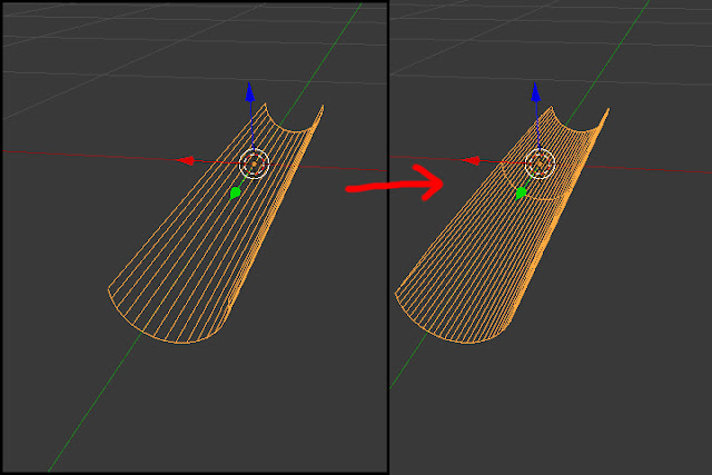 Estudiando Blender: Modificador solidify (solidificar)