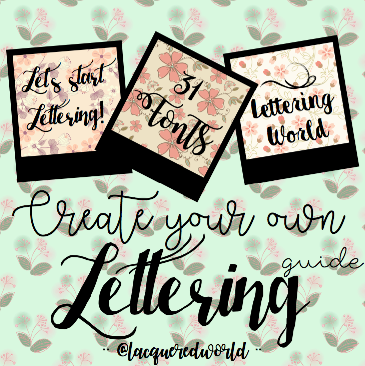 Lacquered World ···: #254 · Create your own Lettering Guide | Lettering ...