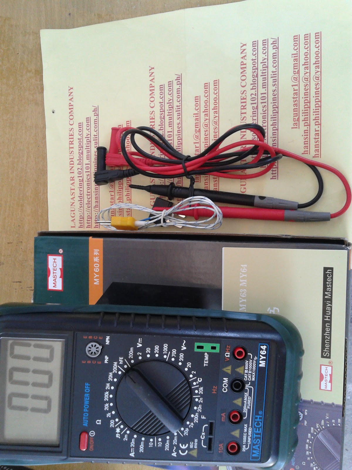 Soldering, Anti-Static, ThermoMeters Philippines: DIGITAL MULTIMETER ...
