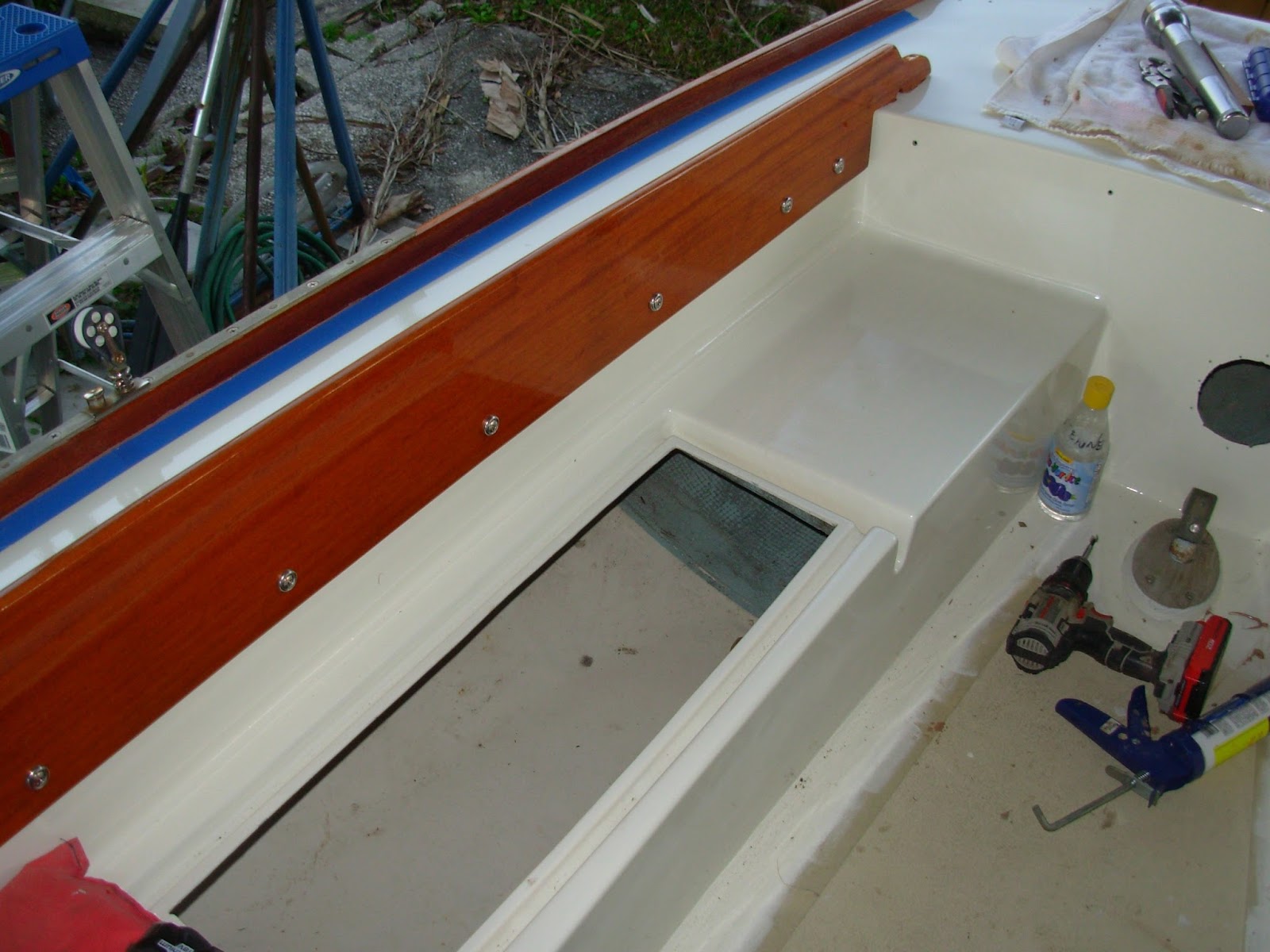 Alva Anne: Final Install of Coaming Boards, Mast Step, and Finish Paint ...