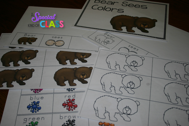 A special kind of class: Bear Sees Colors - Day One
