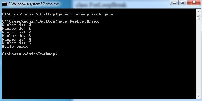 Looping Control Structures. | JavaForm