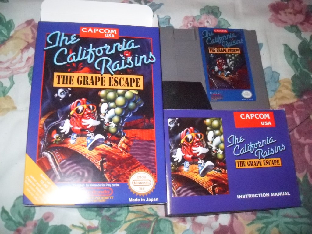 3 botons i START: Jocs que no van veure la llum: California Raisins